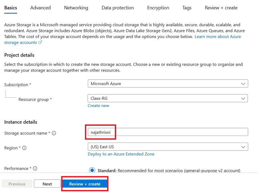 How to Create Azure Storage Account and Configure to Windows 11